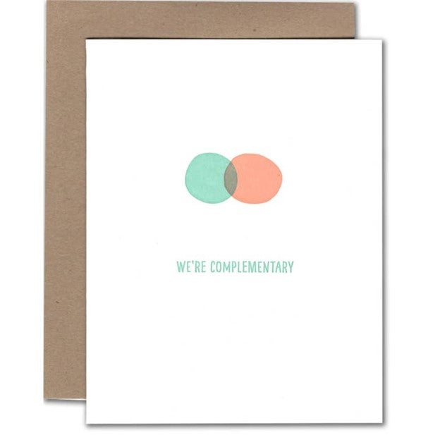 We're Complementary Card | Cranbrook Art Museum Store