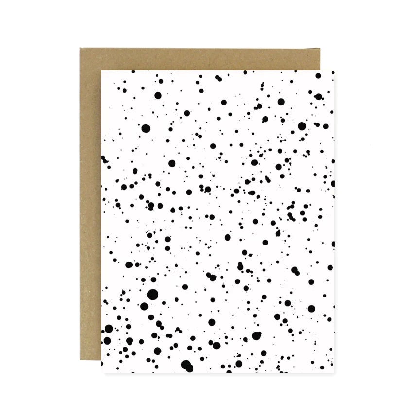 Blank Splatter Card by Worthwhile Paper | Cranbrook Art Museum Store