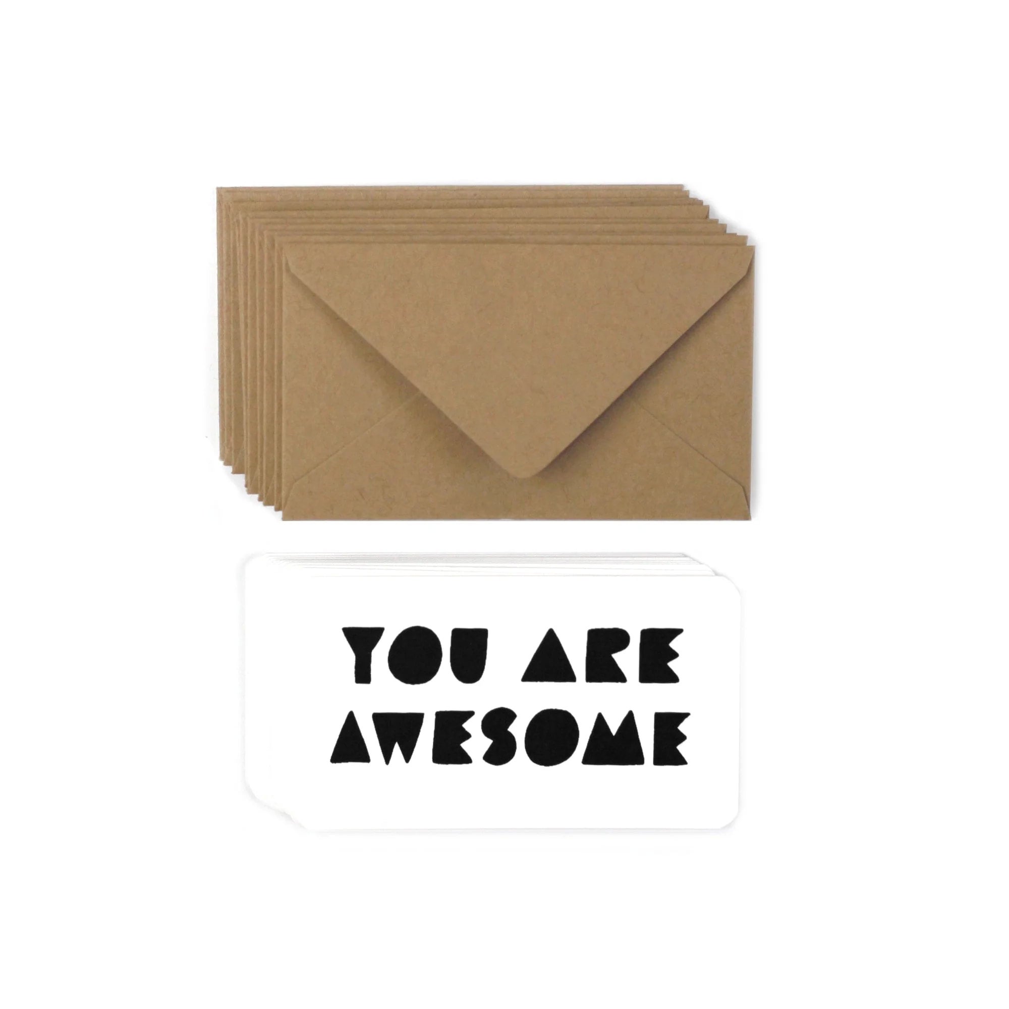 Mini Note "You Are Awesome" Set by Worthwhile Paper | Cranbrook Art ...