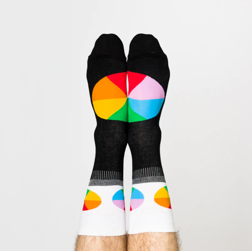 Men's Color Wheel Socks | Cranbrook Art Museum Store