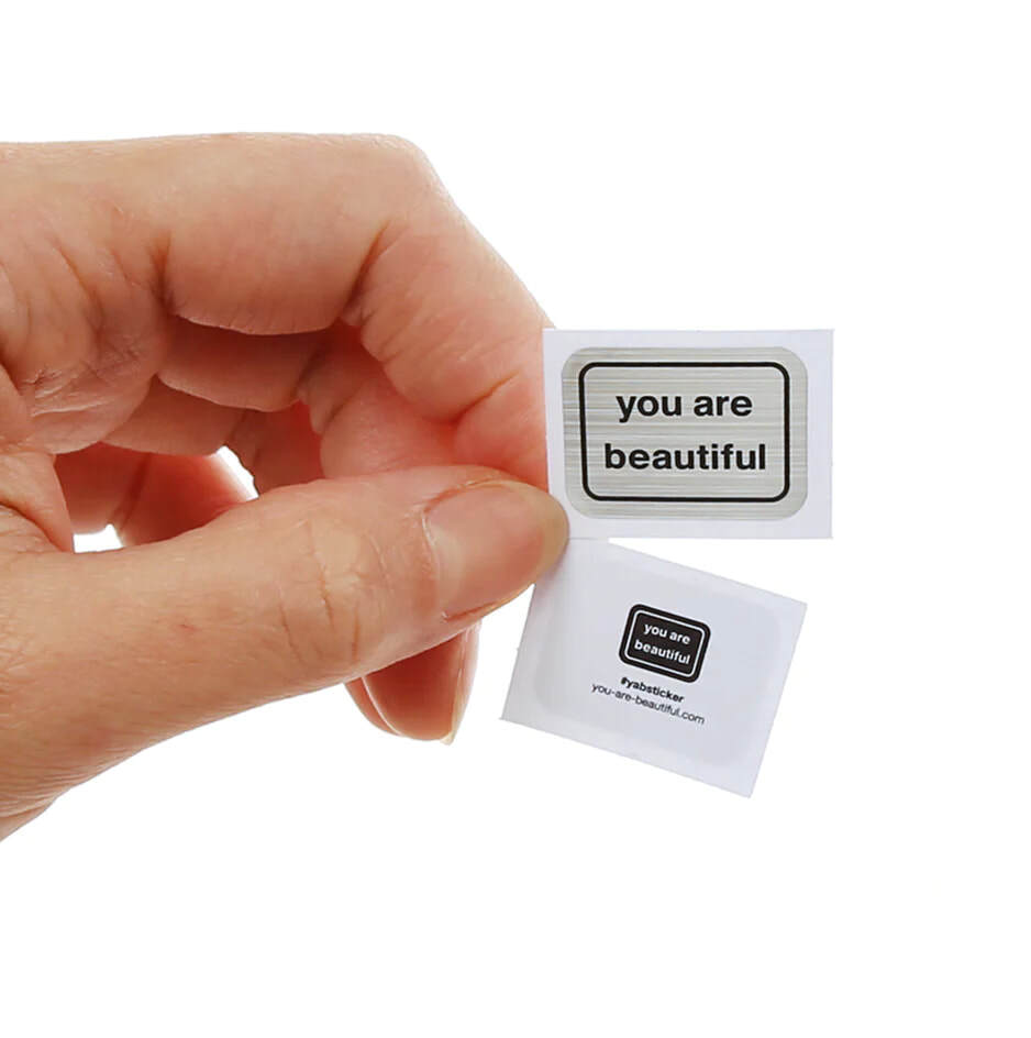 You Are Beautiful Holographic Ultra Mini Sticker Pack | Cranbrook Art ...