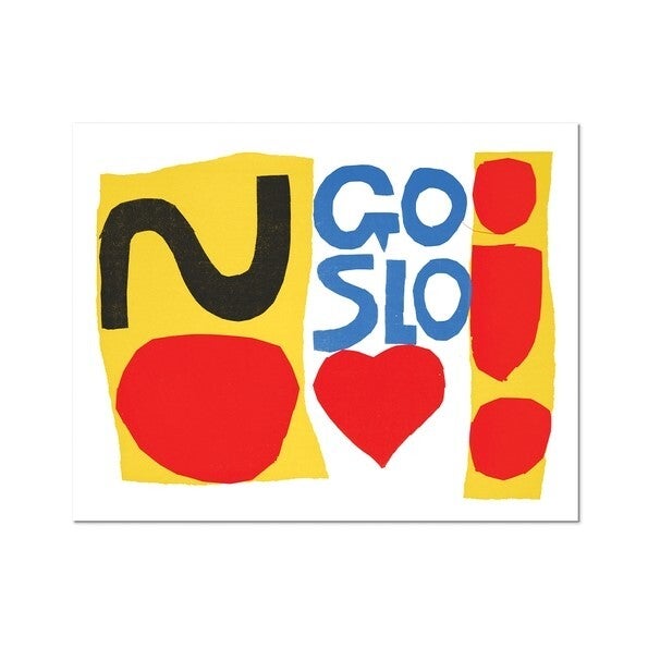 Go Slo Sticker By Corita Kent | Cranbrook Art Museum Store