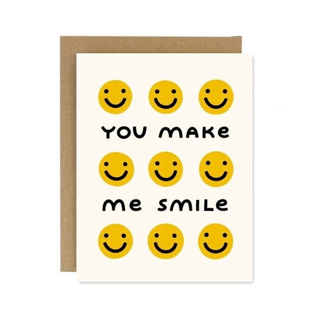 You Make Me Smile Card by Worthwhile Paper | Cranbrook Art Museum Store